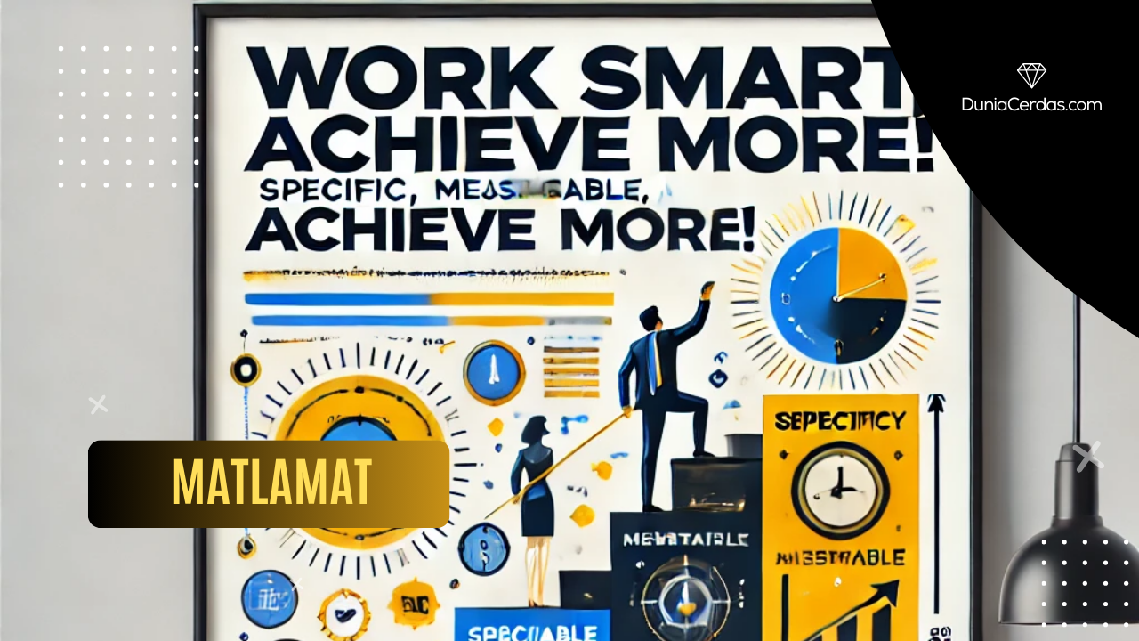 Arti Kata Matlamat ? Penerapan Dengan Teknik SMART - Dunia Cerdas