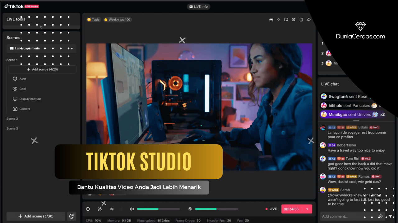 TikTok Studio Bantu Kualitas Video Anda Jadi Lebih Menarik - Dunia Cerdas